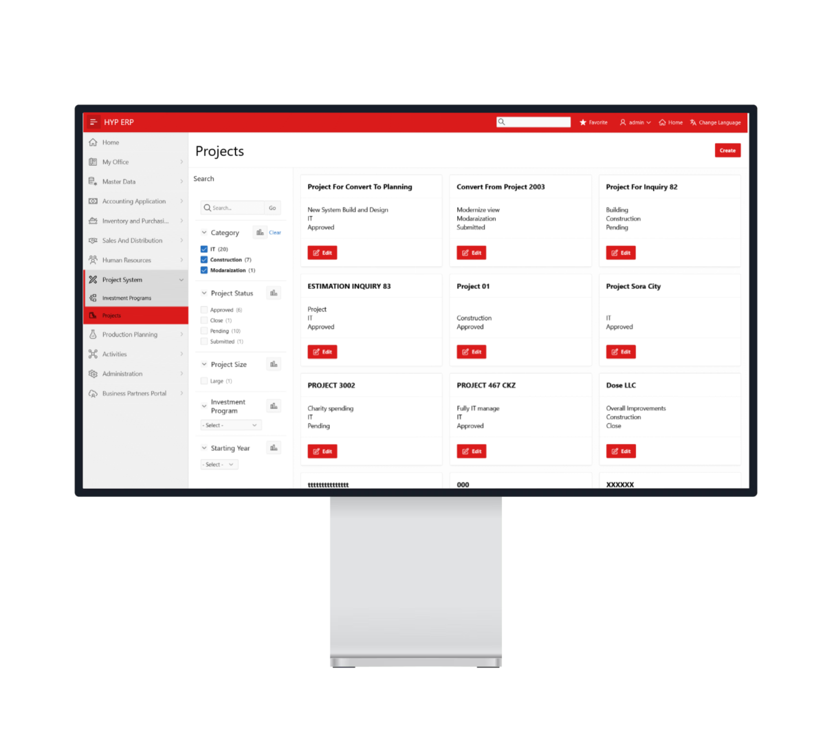 Projects Management - HYP ERP | Business Driven Solutions