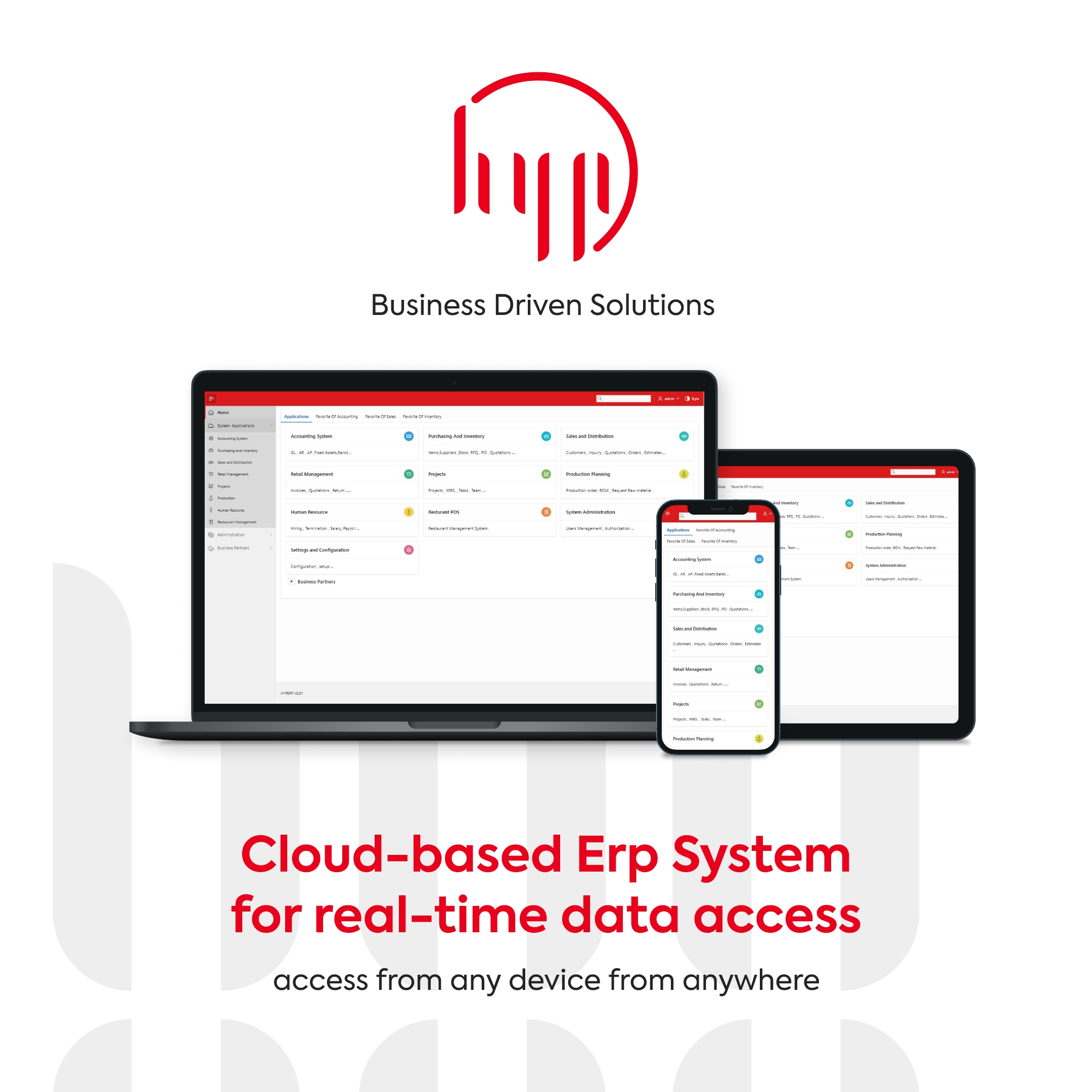 HYP ERP | Cloud Software System Business Solutions | Dubai